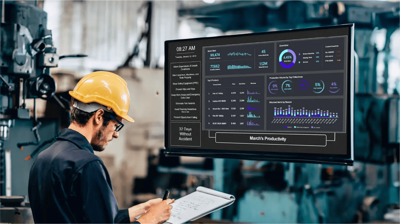 The Ultimate Guide to Digital Signage for Manufacturing