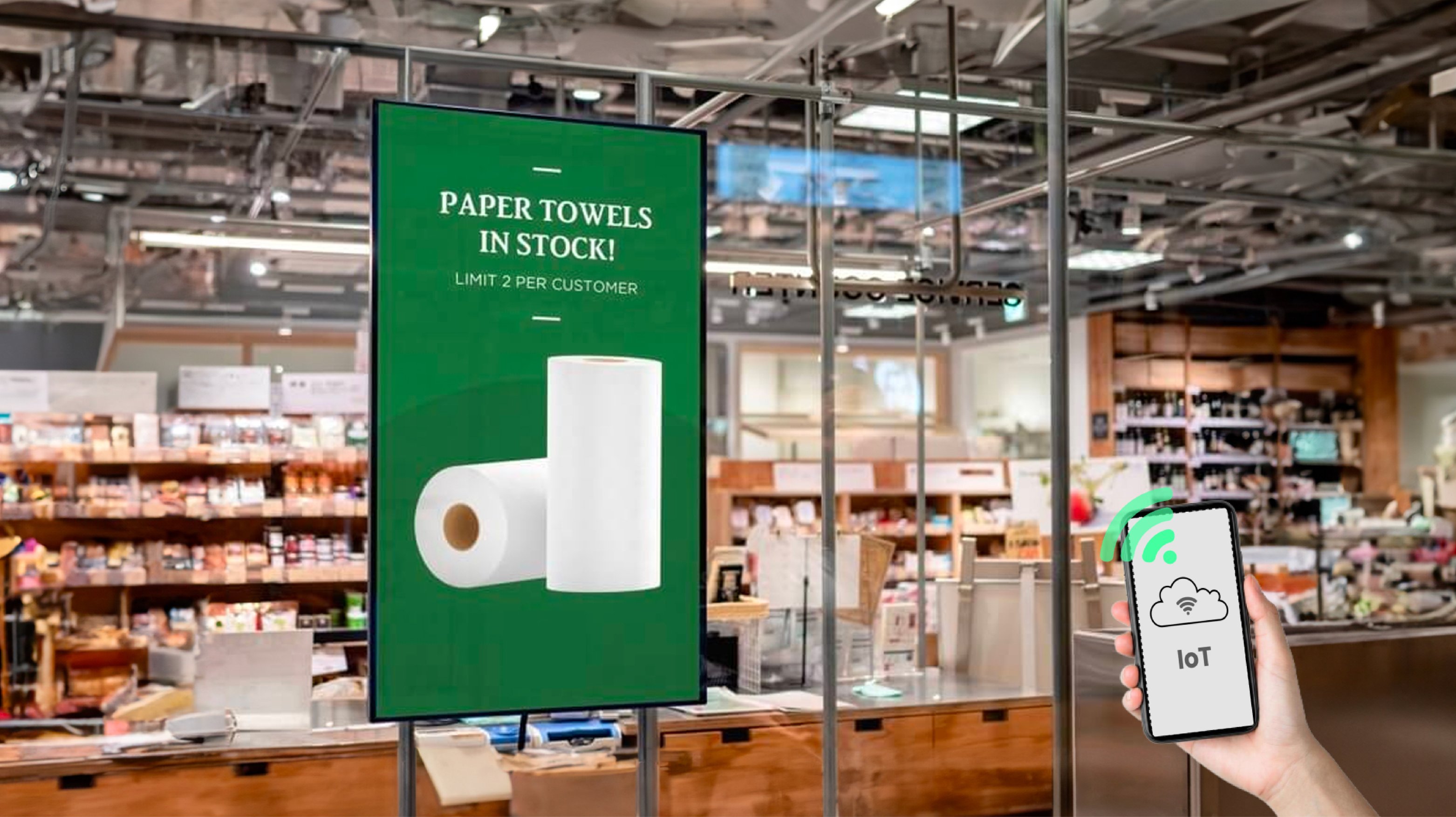 Integrating Digital Signage With IoT: A Vision for Smart Environments