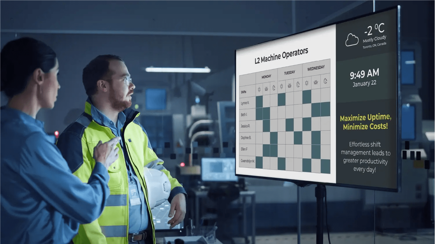 The Ultimate Guide to Digital Signage for Manufacturing