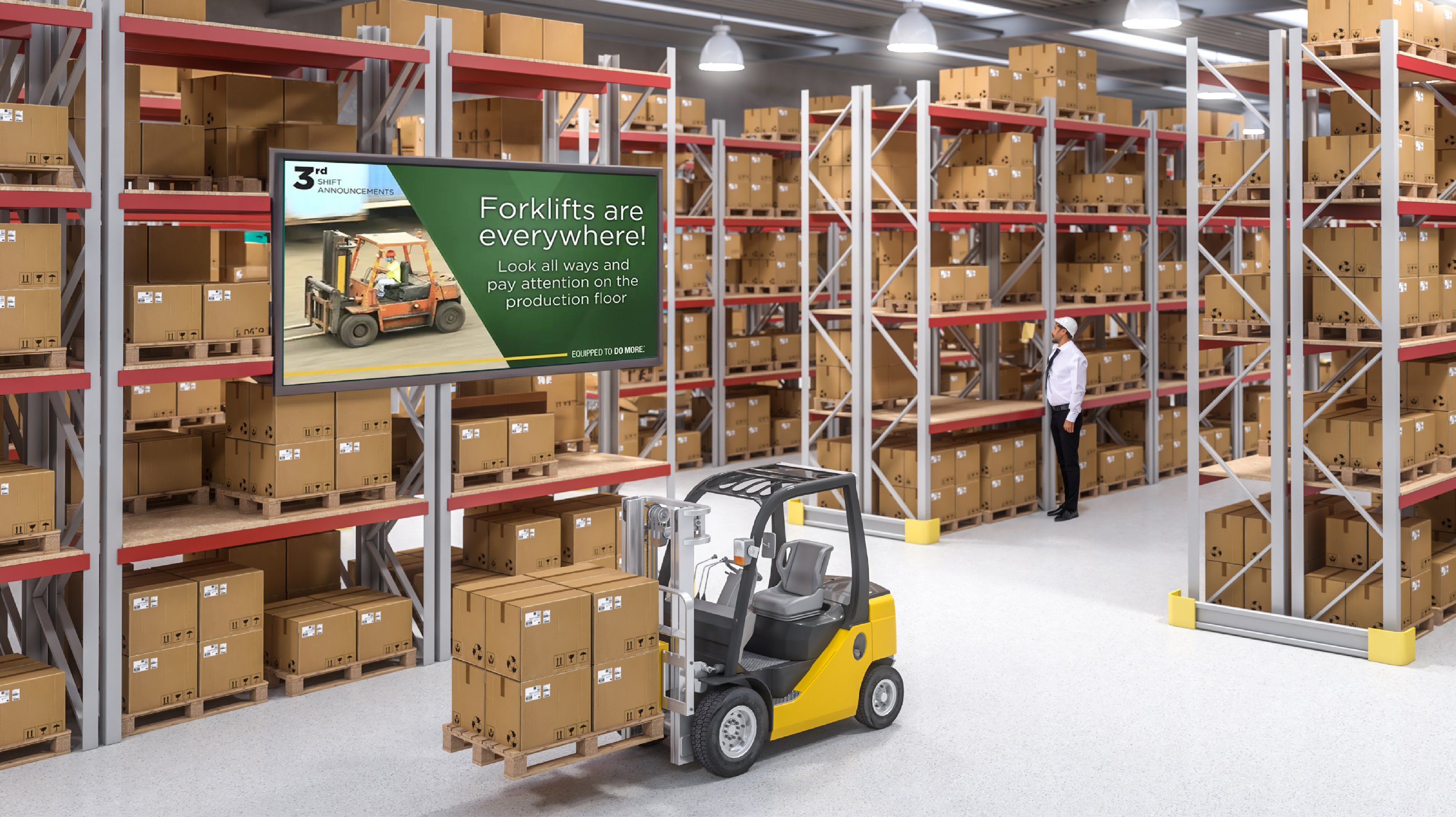 Top 6 Benefits of Using Digital Signage in Warehouse Operations