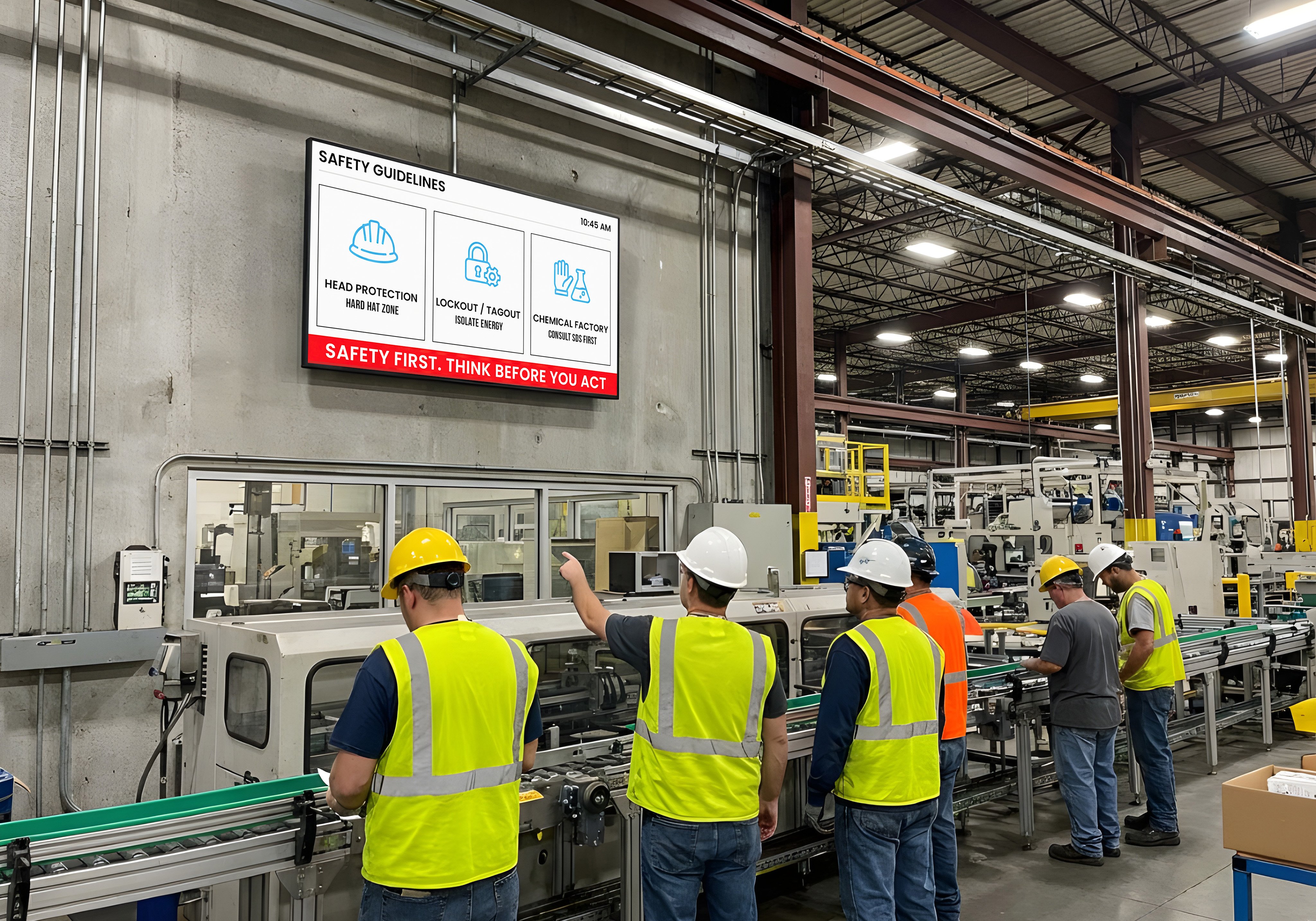 Why Digital Signage Is Critical For Manufacturing Operations